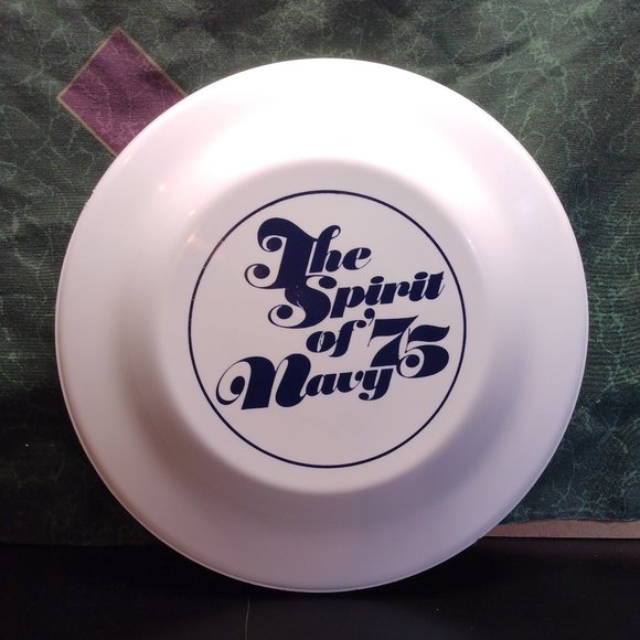 Source Unknown | Other | Vintage The Spirit Of Navy 75 Frisbee | Poshmark
